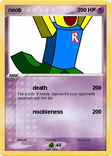 Pokémon noob 660 660 - death - My Pokemon Card