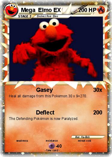 Pokémon Mega Elmo EX 1 1 - Gasey - My Pokemon Card