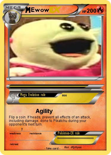 Pokémon Ewow - Agility - My Pokemon Card