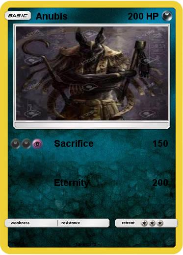 Pokémon Anubis 204 204 - Sacrifice - My Pokemon Card