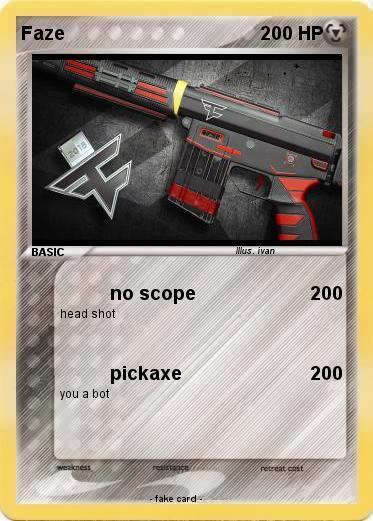 Pokémon Faze 311 311 - no scope - My Pokemon Card