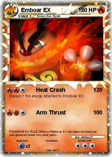 Pokémon Emboar EX 13 13 - Heat Crash - My Pokemon Card