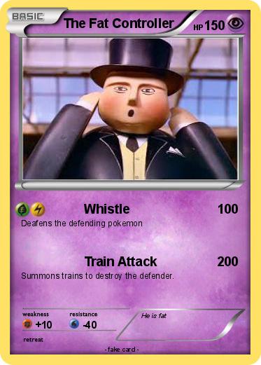 Pokémon The Fat Controller - Whistle - My Pokemon Card