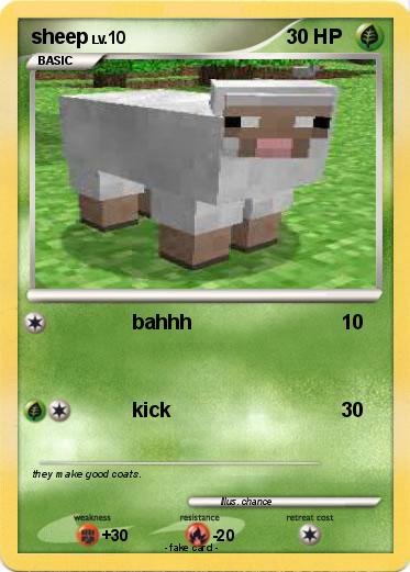 Pokémon sheep 97 97 - bahhh - My Pokemon Card