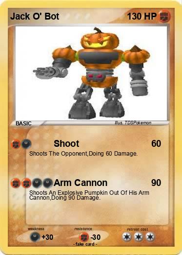 Pokémon Jack O Bot 1 1 - Shoot - My Pokemon Card