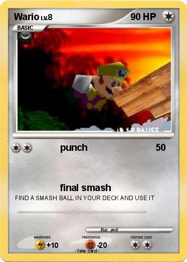 Pokémon Wario 774 774 - punch - My Pokemon Card
