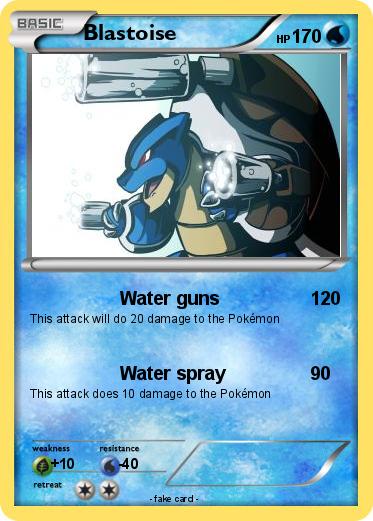 Pokémon Blastoise 2295 2295 - Water guns - My Pokemon Card