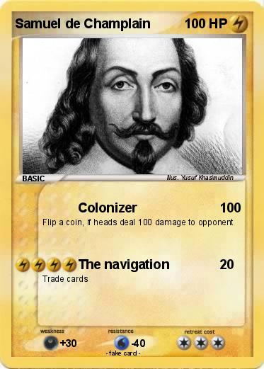 Pokémon Samuel de Champlain 66 66 - Colonizer - My Pokemon Card