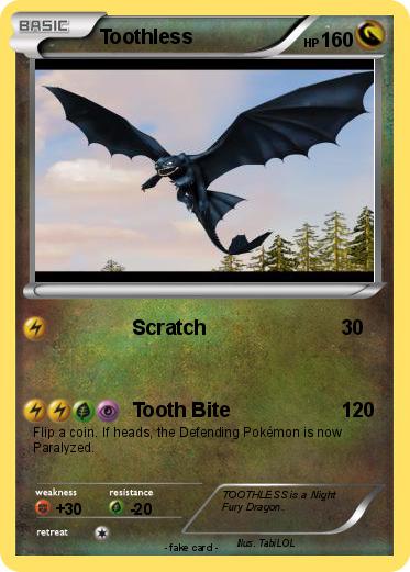 Pokémon Toothless 436 436 - Scratch - My Pokemon Card