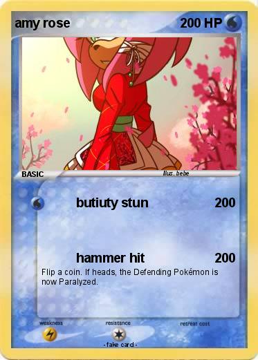 Pokémon amy rose 419 419 - butiuty stun - My Pokemon Card