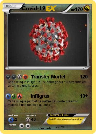 Pokémon Covid 19 60 60 - Transfer Mortel - My Pokemon Card