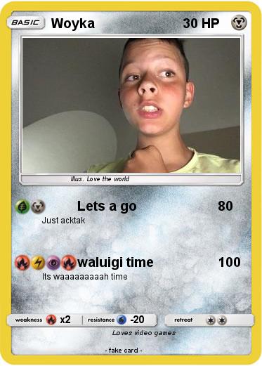 Pokémon Woyka 1 1 - Lets a go - My Pokemon Card