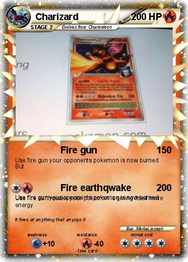 Pokémon Charizard 5426 5426 - Fire gun - My Pokemon Card