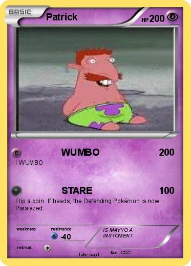 Pokémon Patrick 2123 2123 - WUMBO - My Pokemon Card