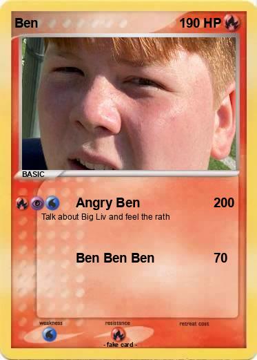 Pokémon Ben 2649 2649 - Angry Ben - My Pokemon Card