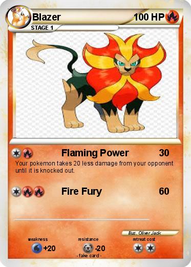 Pokémon Blazer 143 143 - Flaming Power - My Pokemon Card