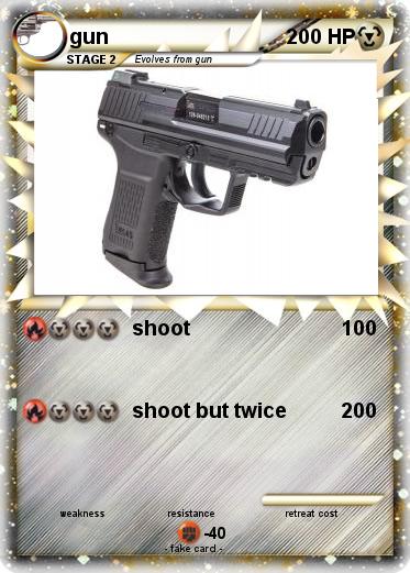 Pokémon gun 561 561 - shoot - My Pokemon Card
