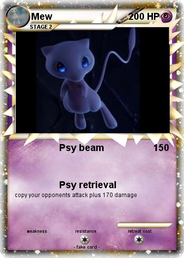 Pokémon Mew 8403 8403 - Psy beam - My Pokemon Card