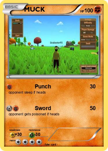 Pokémon MUCK 7 7 - Punch - My Pokemon Card
