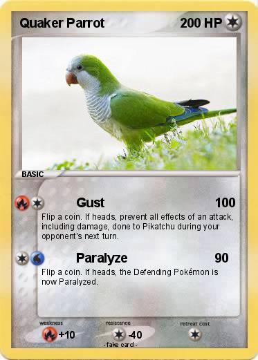 Pokémon Quaker Parrot 1 1 - Gust - My Pokemon Card