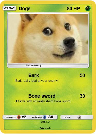 Pokémon Doge 4069 4069 - Bark - My Pokemon Card