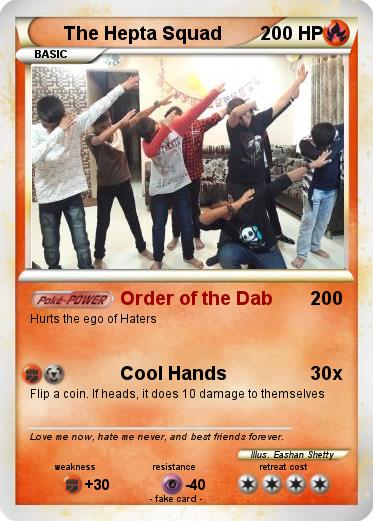 Pokémon The Hepta Squad - Order of the Dab - My Pokemon Card