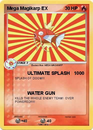 Pokémon Mega Magikarp EX 2 2 - ULTIMATE SPLASH 1000 - My Pokemon Card