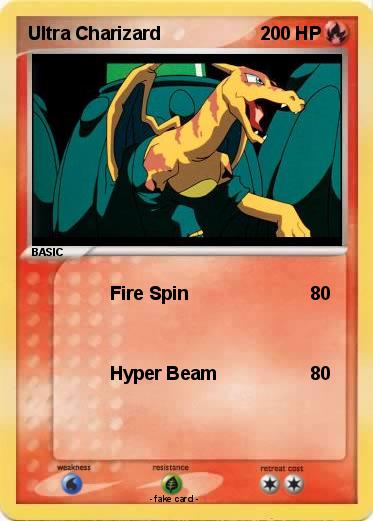Pokémon Ultra Charizard 2 2 - Fire Spin - My Pokemon Card