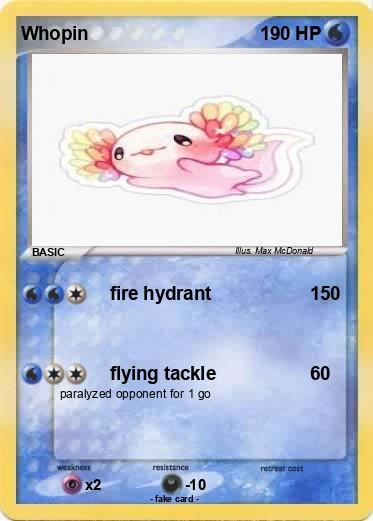 Pokémon Whopin - fire hydrant - My Pokemon Card