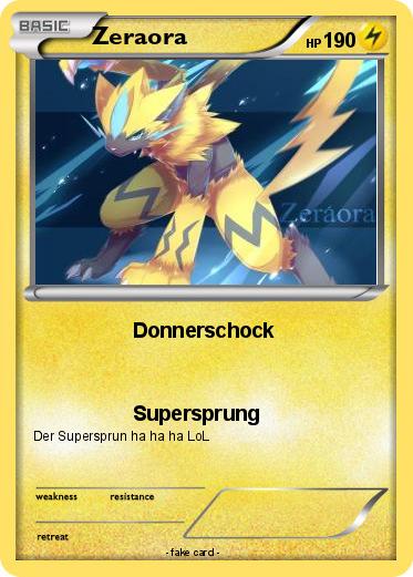 Pokémon Zeraora 178 178 - Donnerschock - My Pokemon Card