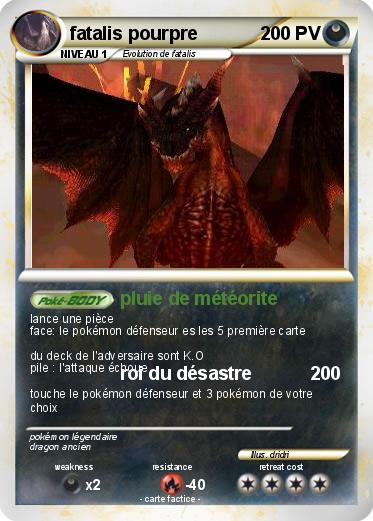 Pokémon fatalis pourpre 2 2 - pluie de météorite - Ma carte Pokémon