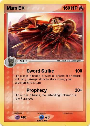 Pokémon Mars EX 1 1 - Sword Strike - My Pokemon Card