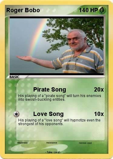 Pokémon Roger Bobo - Pirate Song - My Pokemon Card