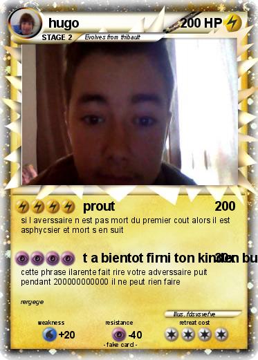 Pokémon hugo 550 550 - prout - My Pokemon Card