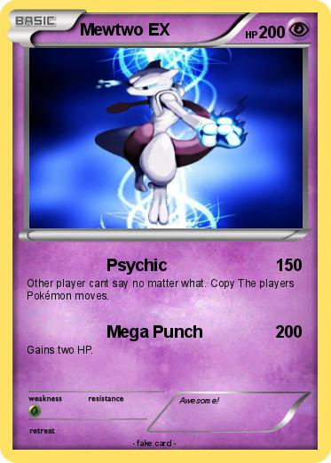 Pokémon Mewtwo EX 575 575 - Psychic - My Pokemon Card
