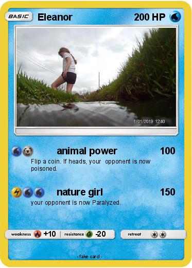 Pokémon Eleanor 39 39 - animal power - My Pokemon Card