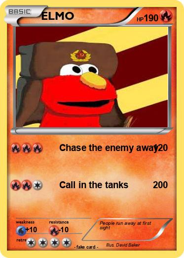 Pokémon ELMO 1385 1385 - Chase the enemy away - My Pokemon Card