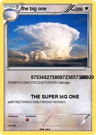Pokémon the big one 14 14 - 875348275809723857348920 - My Pokemon Card