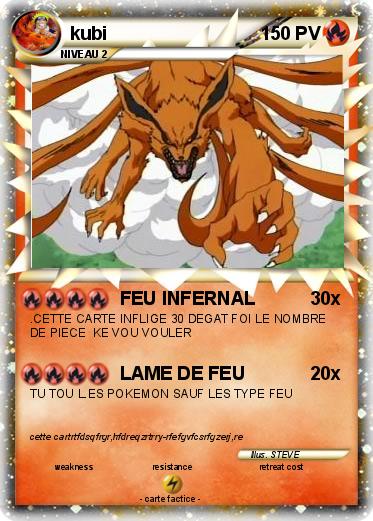 Pokémon kubi 1 1 - FEU INFERNAL - Ma carte Pokémon