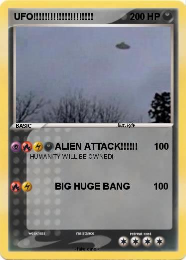 Pokémon UFO 21 21 - ALIEN ATTACK!!!!!! 100 - My Pokemon Card