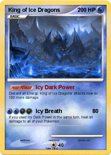 Pokémon King of Ice Dragons - Icy Dark Power - My Pokemon Card
