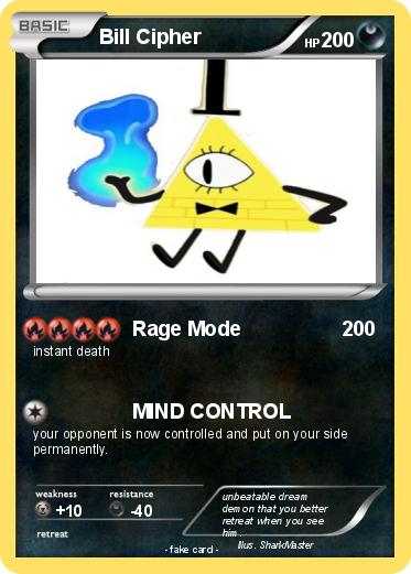 Pokémon Bill Cipher 135 135 - Rage Mode - My Pokemon Card
