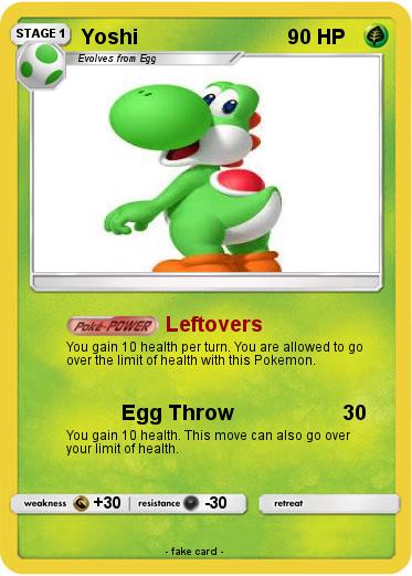Pokémon Yoshi 3995 3995 - Leftovers - My Pokemon Card