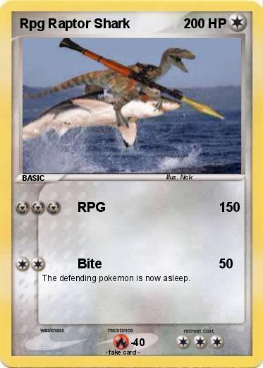 Pokémon Rpg Raptor Shark - RPG - My Pokemon Card
