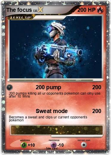 Pokémon The focus 1 1 - 200 pump - My Pokemon Card