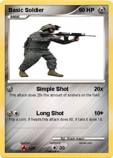Pokémon Basic Soldier - Simple Shot - My Pokemon Card