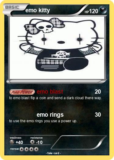Pokémon emo kitty - emo blast - My Pokemon Card