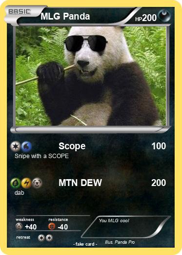 Pokémon MLG Panda 4 4 - Scope - My Pokemon Card