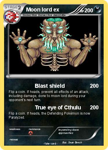 Pokémon Moon lord ex - Blast shield - My Pokemon Card