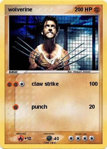 Pokémon wolverine 304 304 - claw strike - My Pokemon Card